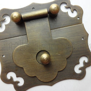 Solid Brass Made - 70mmx63mm Antique Brass Color Box Hardware /brass ...