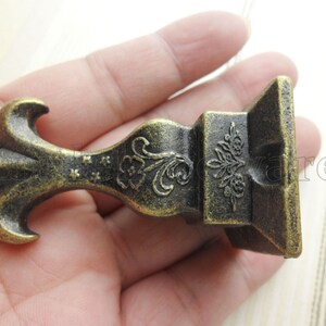 4pcs 59mmx30mm Vintage Big Size "sacred Altar" Metal Box Feet /box Leg ...