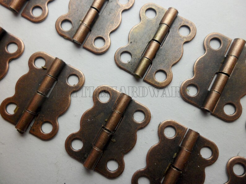 20 Pcs Metal Small Hinges Parliament Hinges Jewelry Box Hinges ...