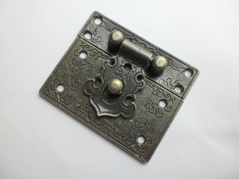 55mm X 47mm Vintage Style Small Box Hardware Lock Latch Box - Etsy