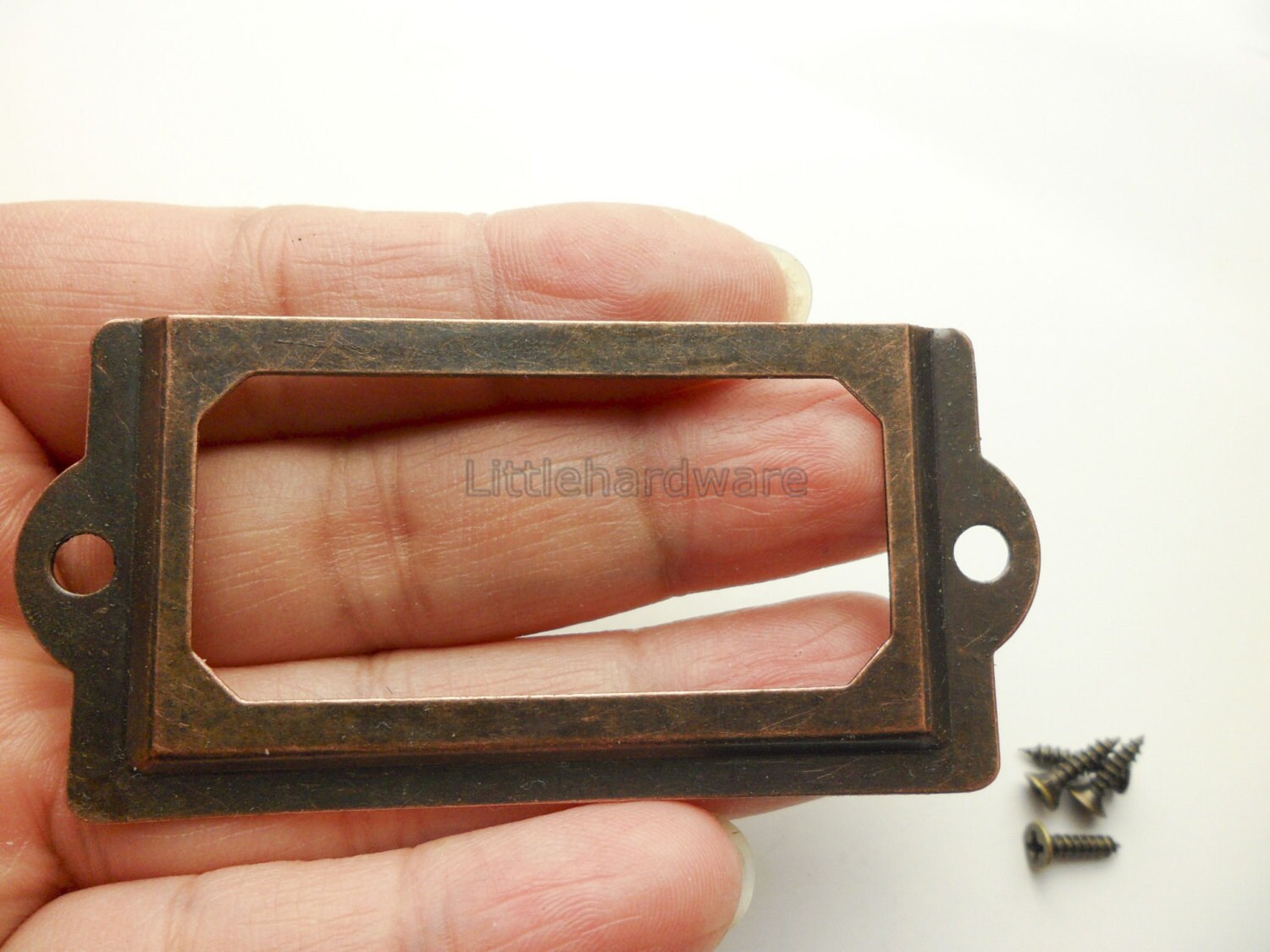 10pcs Red Brass 70MM X 34mm Card Holder/label Holders/label - Etsy