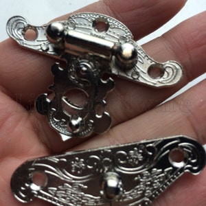 Silver Color Lock Latch/ Box Hardware/jewelry Box Latch Gift Boxes ...