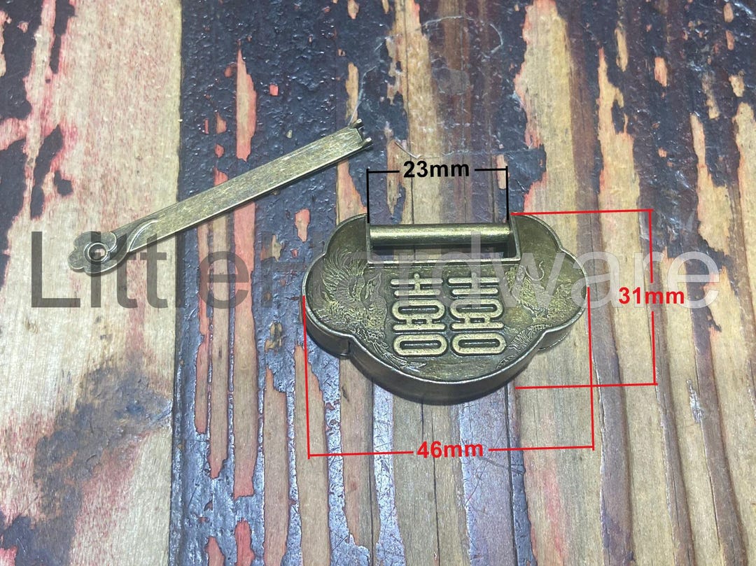 Bronze Color Wooden Boxes Lock / Jewelry Boxes Lock /key Locks - Etsy