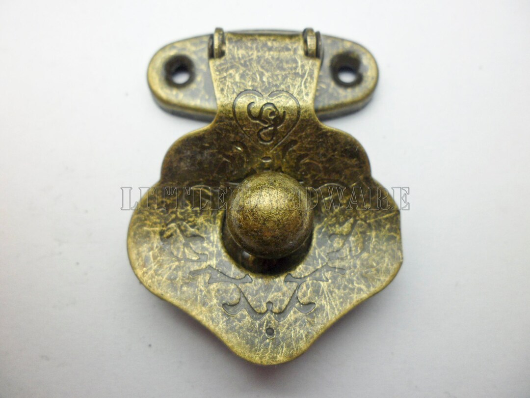 33mm X 43mm Lock Latch Small Box Hardware Chest Hardware Vintage ...