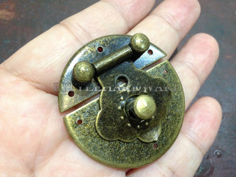 Diameter 41mm Vintage Jewelry Boxes Latch Gift Boxes Latches | Etsy