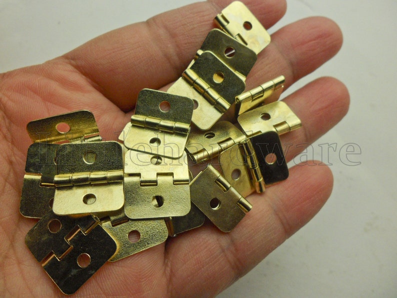 10 Pcs Golden Color Metal Mini Hinges Parliament Hinges - Etsy