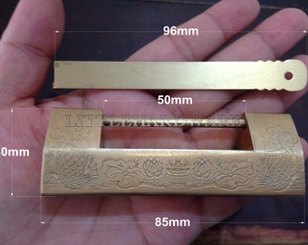 Classical Chinese Lock Vintage Brass Flower Bird Plug Key - Etsy