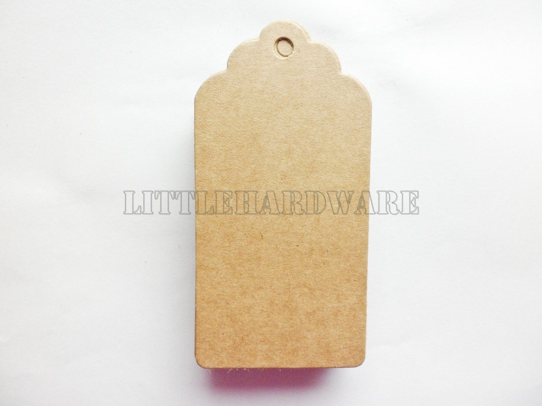 150pcs Large Rectangle Blank Printable Tags,kraft Luggage Tags for ...