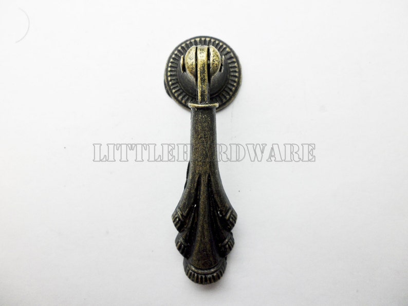 Chinese Metal 20mm X 60mm Pendant Knobs Vintage Drawer Pulls - Etsy