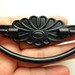 80mmx43mm Black Lotus Drop Handles / Dresser Drawer Pulls Handles ...