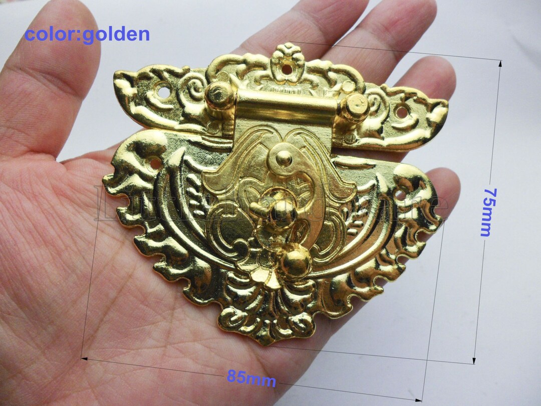 High Quality Big Size Golden Color "holy Angels " Jewelry Box Latch,box ...