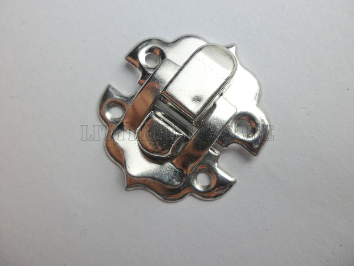 10Pcs 30mmX30mm silver small box hardware/ jewelry box latch | Etsy