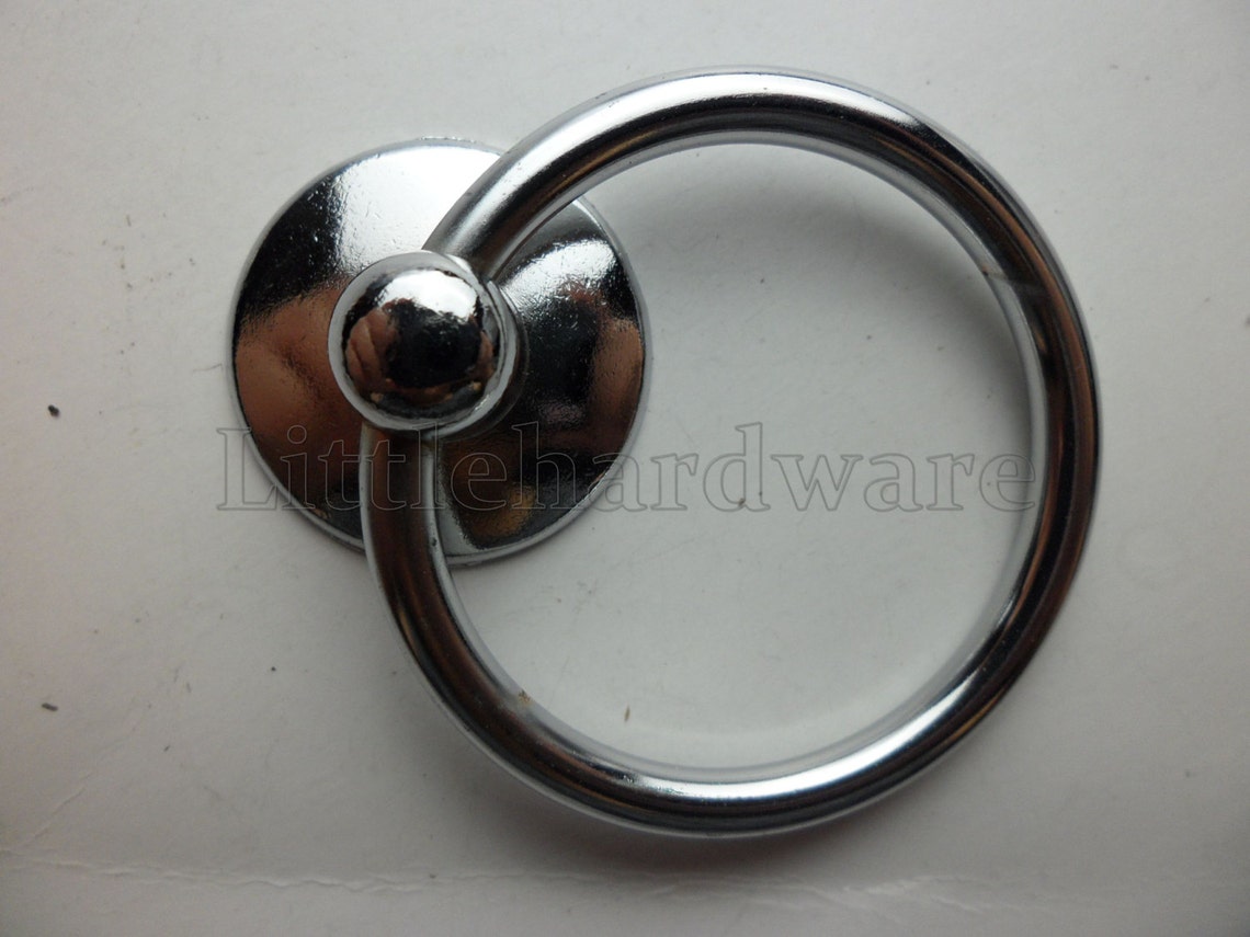 1 Inch Base Diameter High Quality Silver Drawer Pulls Ring - Etsy
