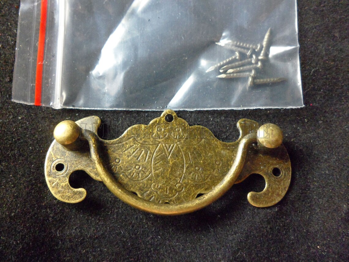 Vintage type 49mm x 18mm mini bat dresser drawer pulls handles | Etsy