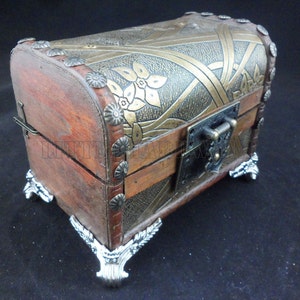 4 Pcs Chinese 57mmx39mm Silver Color Small Butterfly Box Feet Box Legs ...