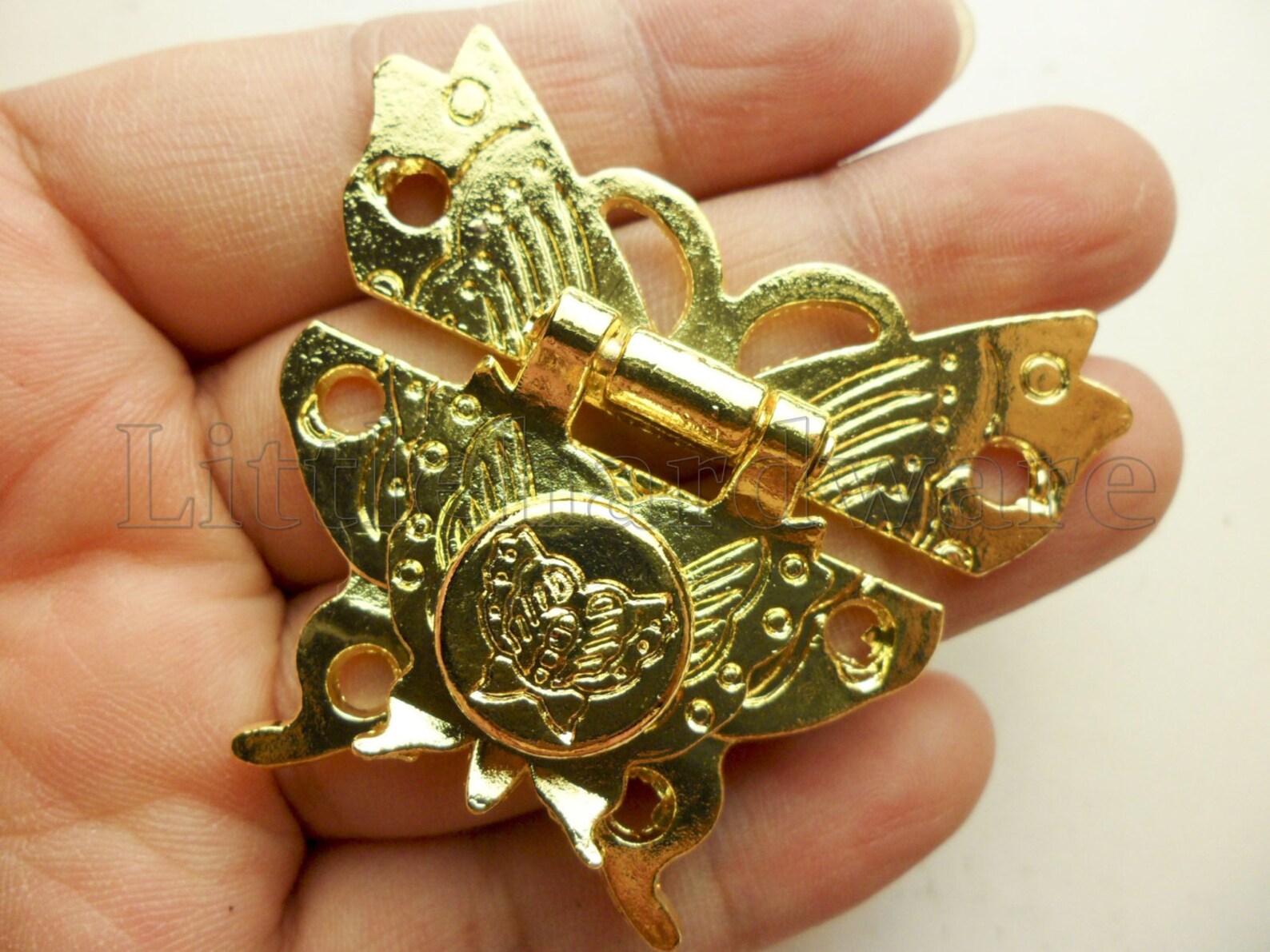High Quality Golden butterfly Lock Latch Small Box - Etsy