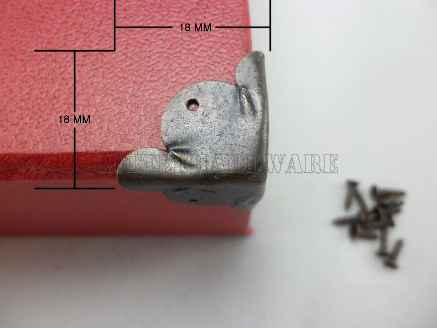 4PCS 18mm Vintage metal Decorative Corner Bracket for Chest | Etsy