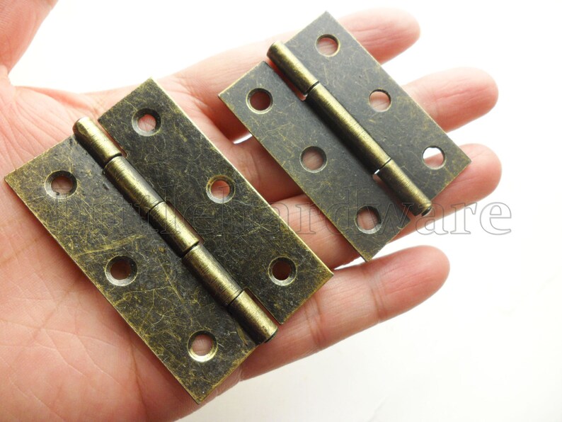 2 Pcs Metal Box Hinges Cupboard Hinges Door Hinges Parliament - Etsy