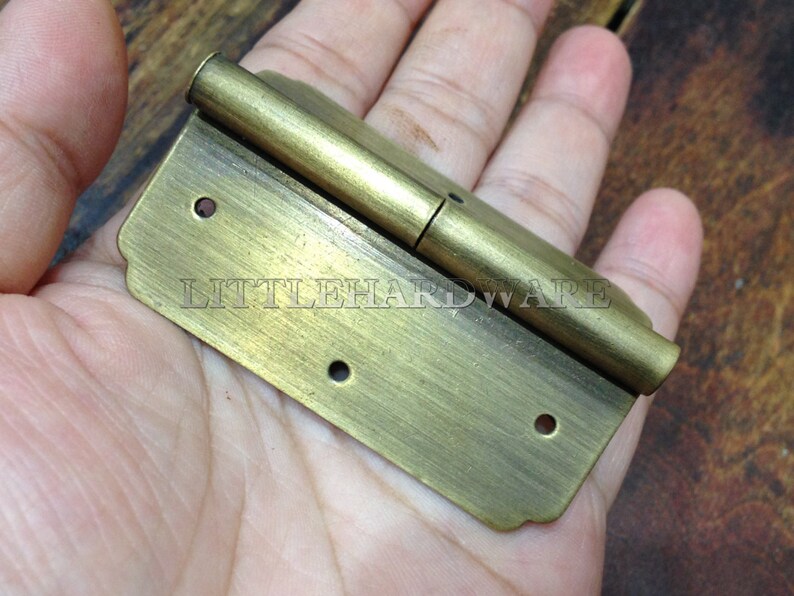 A Pair of Solid Brass 60mmx50mm Simple Copper Vintage Rustic - Etsy