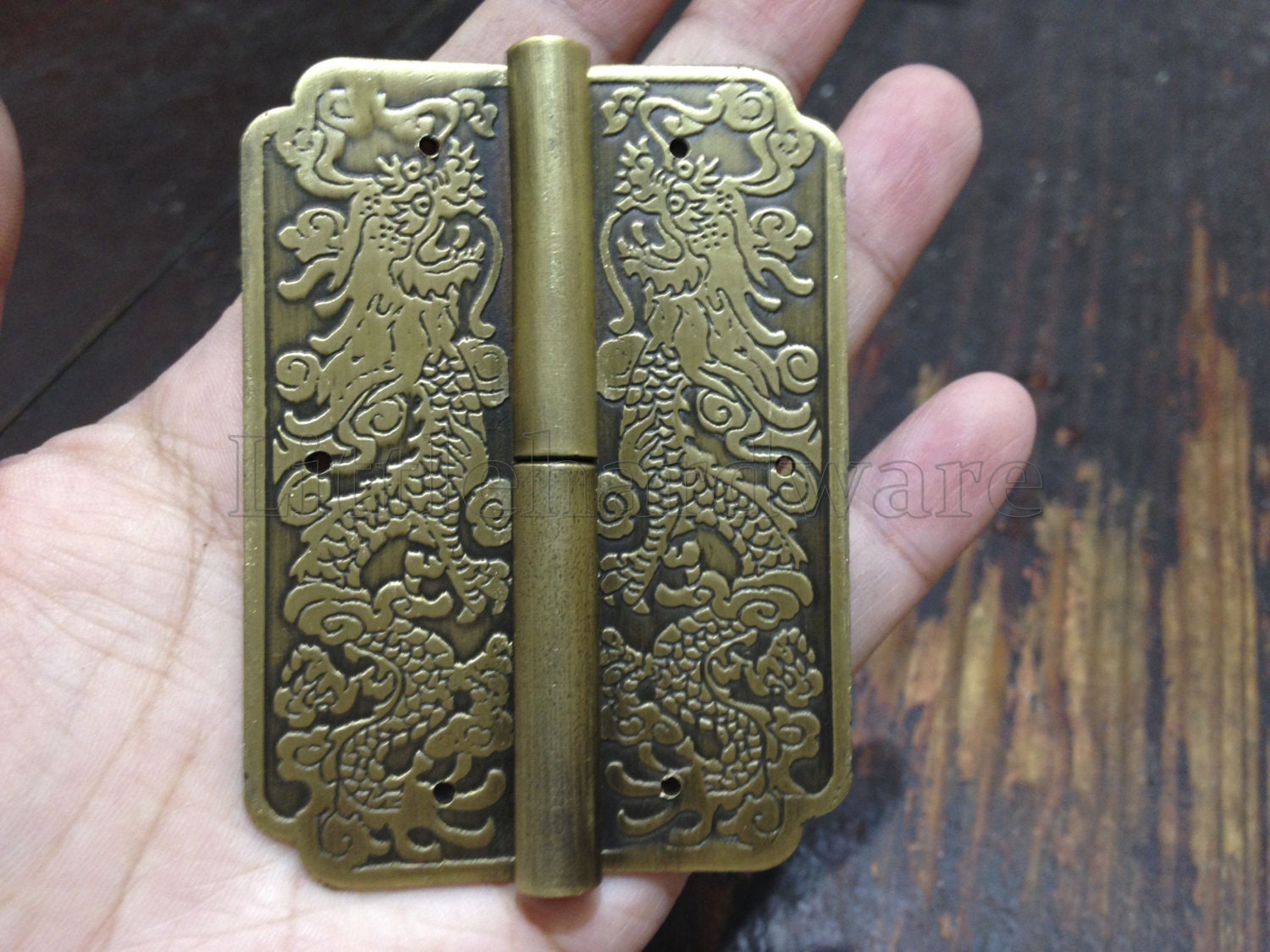 A Pair of Antique Brass Color Solid Brass 3.15 Palace | Etsy