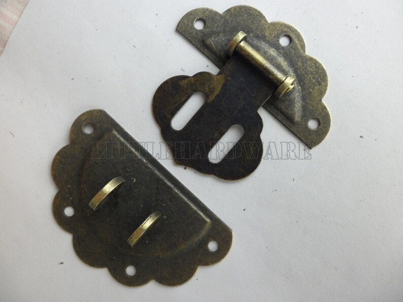 58mmx58mm Lock Latch Small Box Hardware Chest Hardware Vintage - Etsy