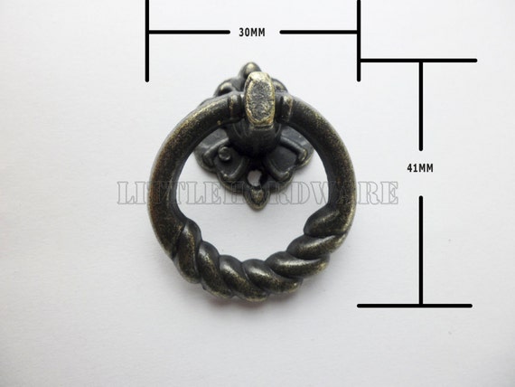 Chinese Metal 30mm X 41mm Rope Pull Ring Vintage Drawer Pulls - Etsy