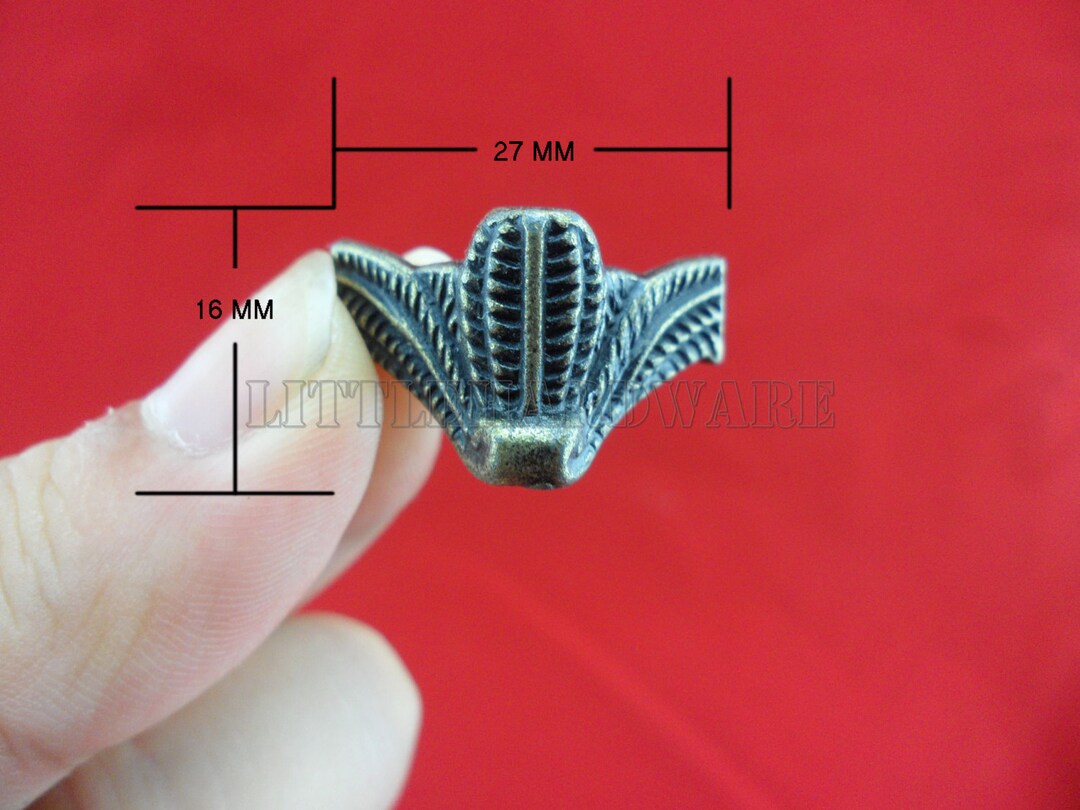 16pcs Chinese 27mmx16mm Vintage Tiger Paws Mini Metal Box Feet / Box ...
