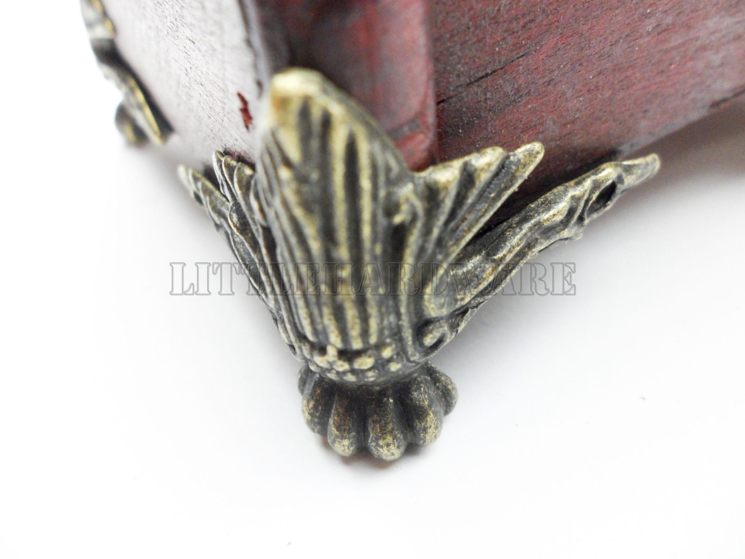 4 Pcs Vintage 43mm X30mm Wooden Box Metal Box Feet for Box - Etsy