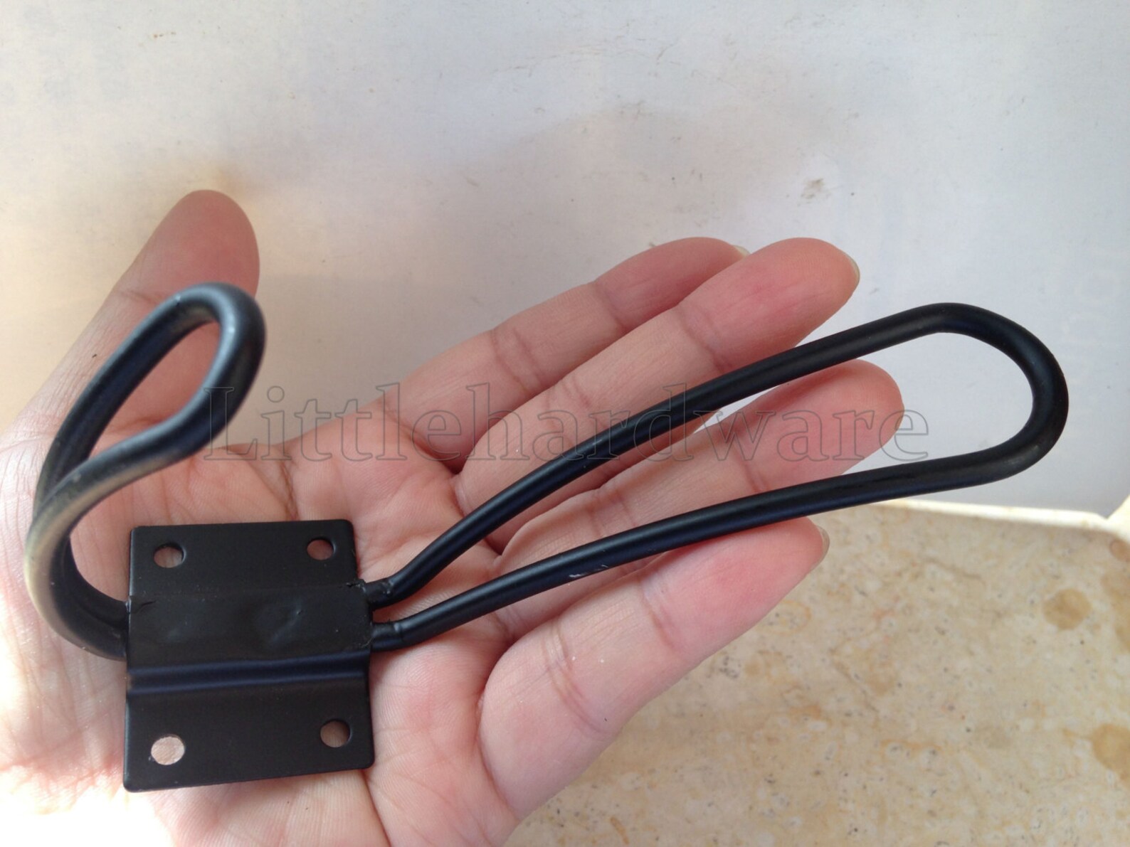 Black Big Iron Rustic Coat Hooks/furniture Hooks/metal - Etsy