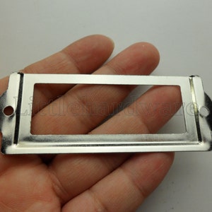 5pcs 83MM X 30mm Silver Color Card Holder/label Holders/label Frames ...