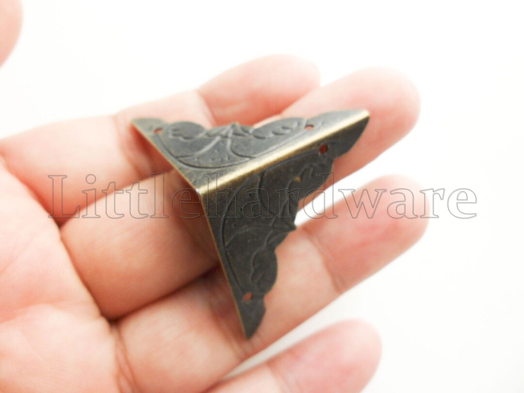 16pcs 30mmx30mm Bronze Color Jewelry Box Corner, Decoration Corner ...