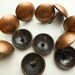 20 Pcs 19mmx20mm Red Brass Color Round Upholstery Decorative - Etsy