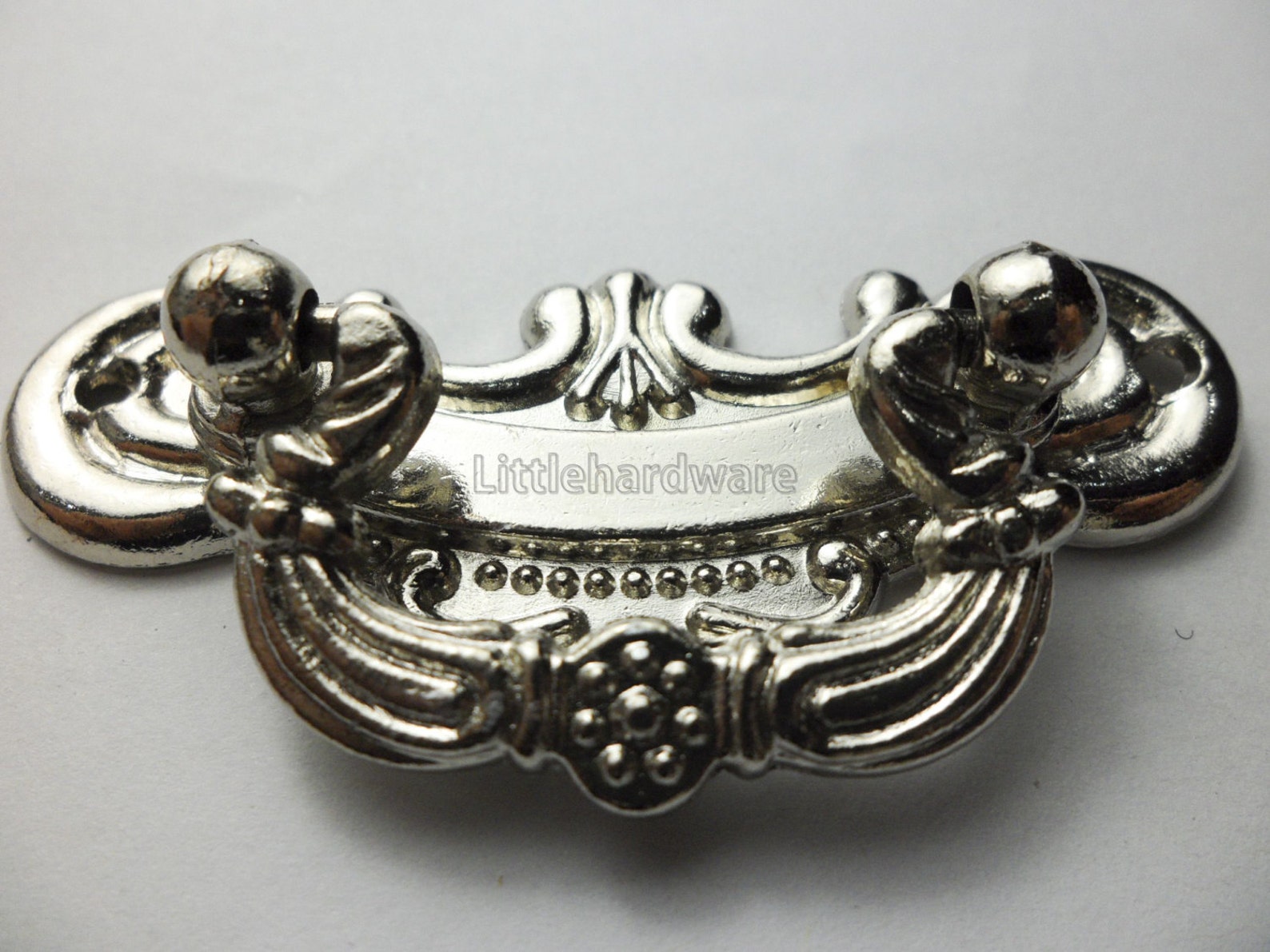 Vintage 59mm X 24mm Silver Color Dresser Drawer Pulls Handles | Etsy