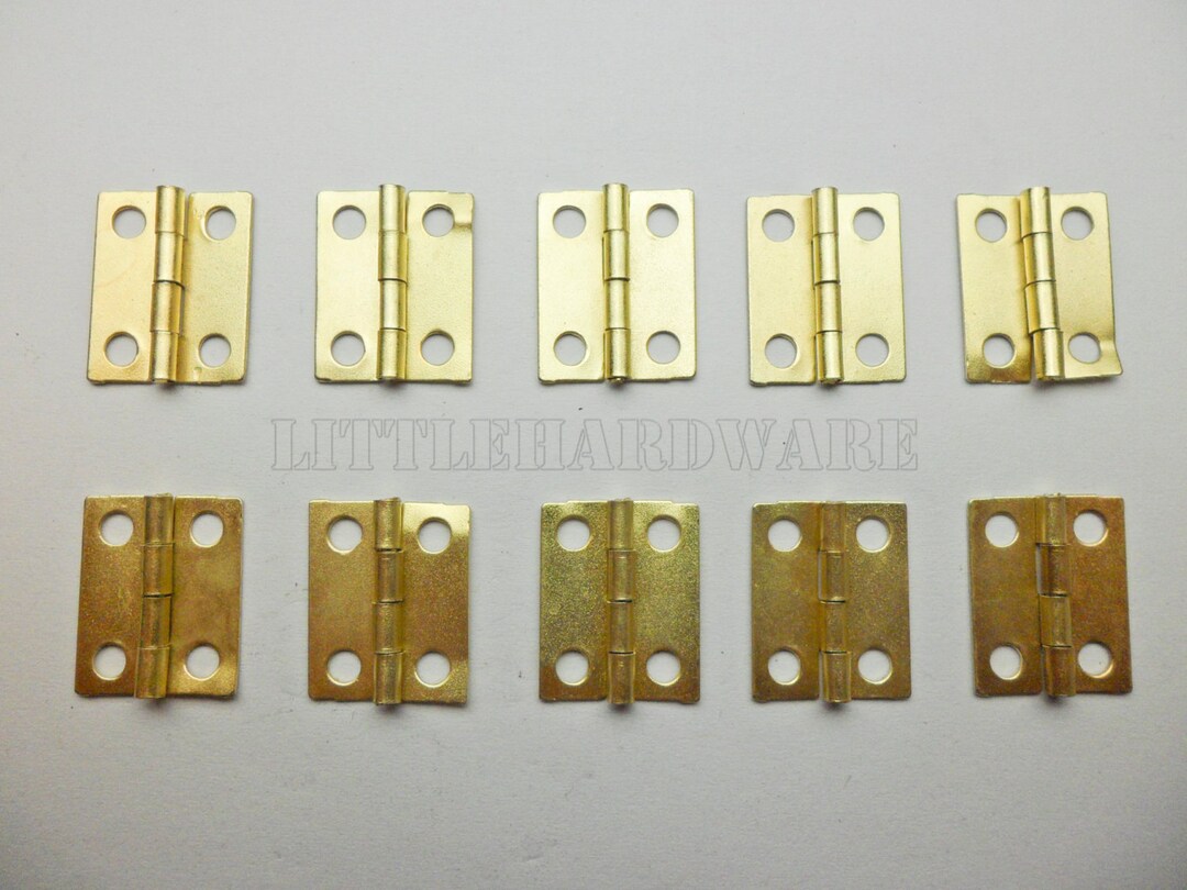 20 Pcs Golden Color Metal Hinges Parliament Hinges Jewelry Box Hinges ...