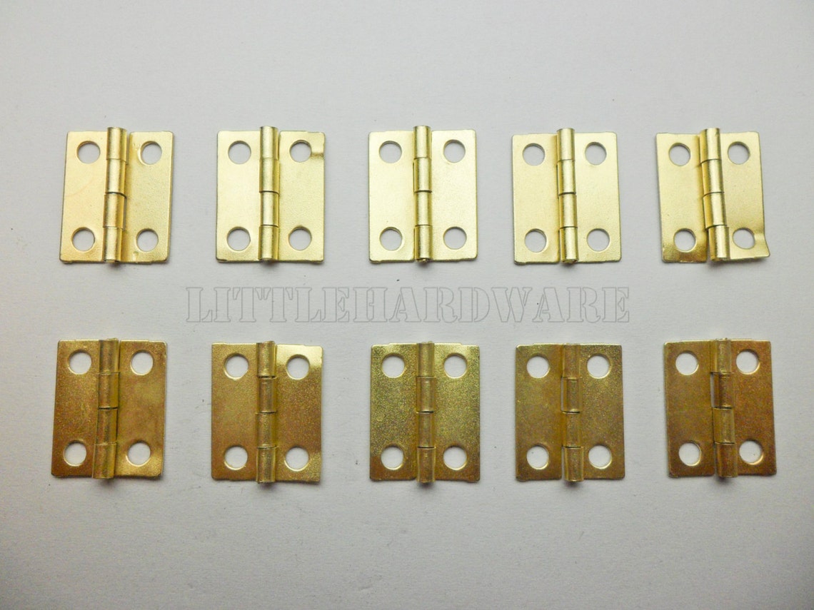 20 Pcs Golden Color Metal Hinges Parliament Hinges Jewelry Box Hinges ...