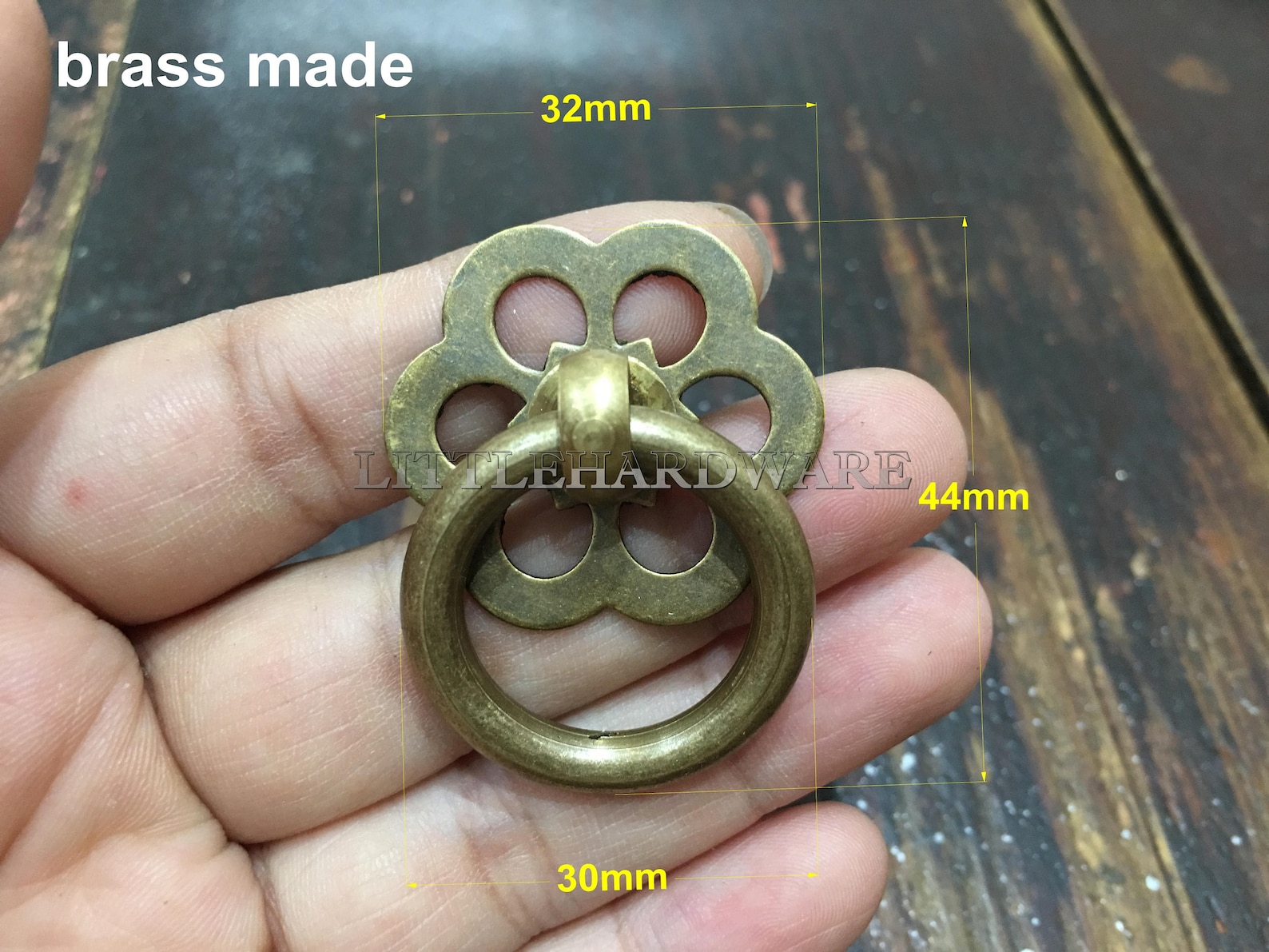 BRASS MADE 32mm X44mm Brass Color Drop Pullclassic Vintage - Etsy