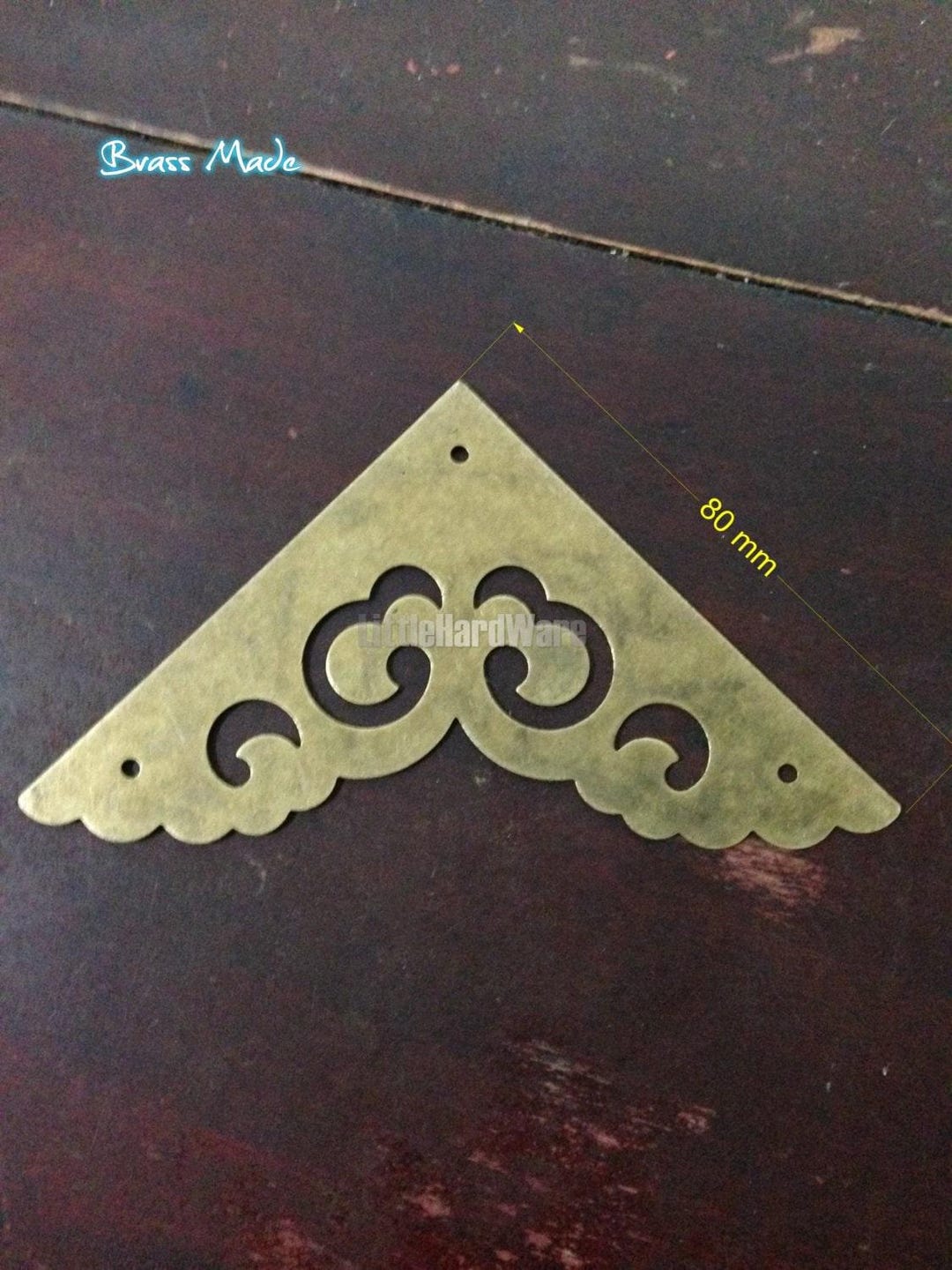 4pcs 80mmx80mm Bronze Color Jewelry Box Corner, Brass Corners ...
