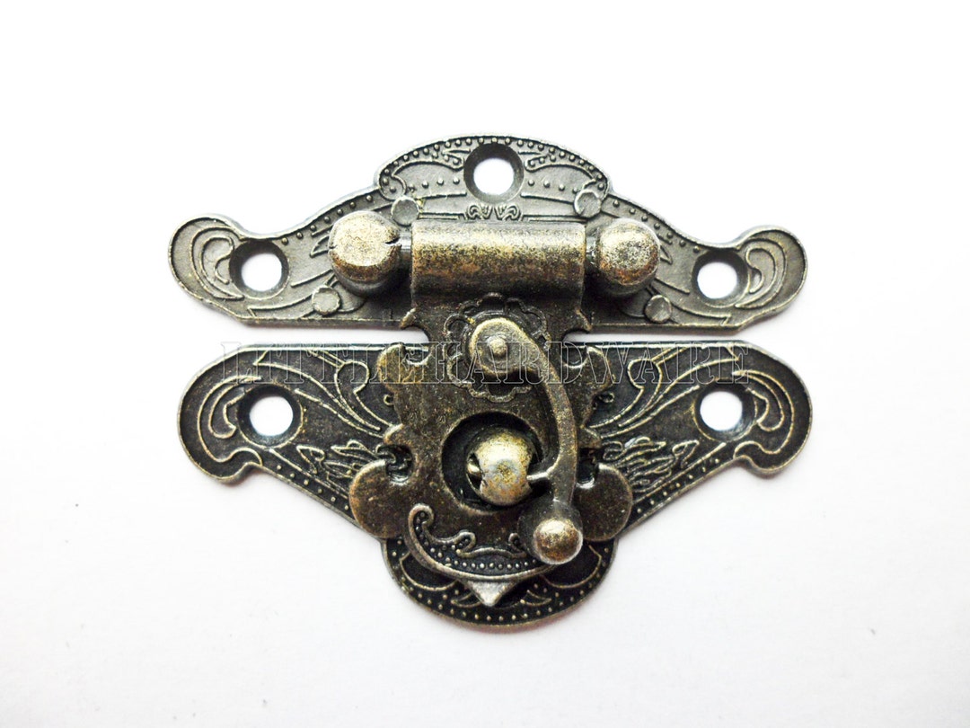 49mm X 39mm Bronze Color Jewelry Box Hasp Catch / Jewelry Box Latch ...