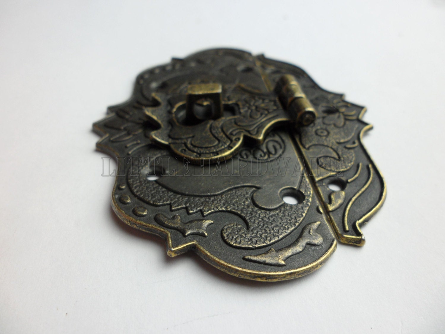 86 Mm X 65mm Chinese Classical Vintage Plant Pattern Lock - Etsy