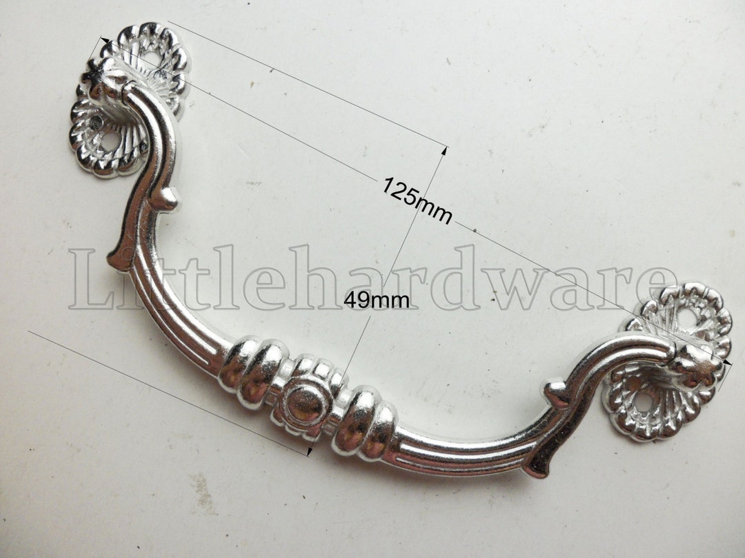 Big Silver Color "fly Wings" Drawer Pulls Drop Pulls / Cabinet Knob ...