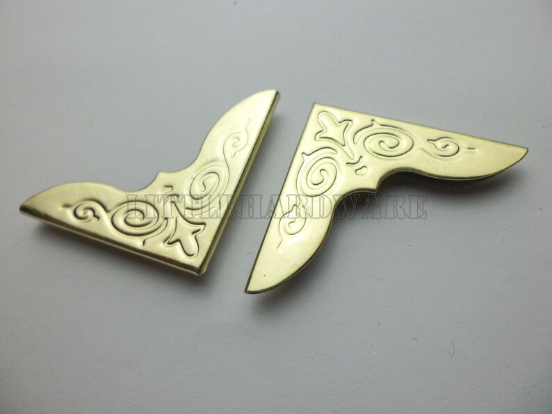 Zwei Größen20 Stück goldene Farbe Metall Buchecken für | Etsy