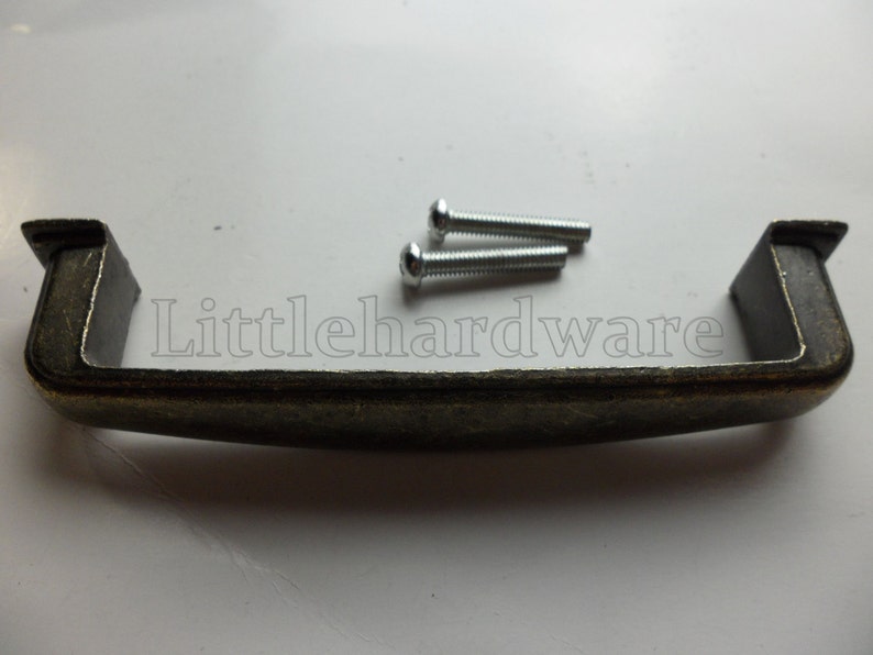 Vintage Antique Brass Color Bar Pull / Dresser Drawer Pulls | Etsy