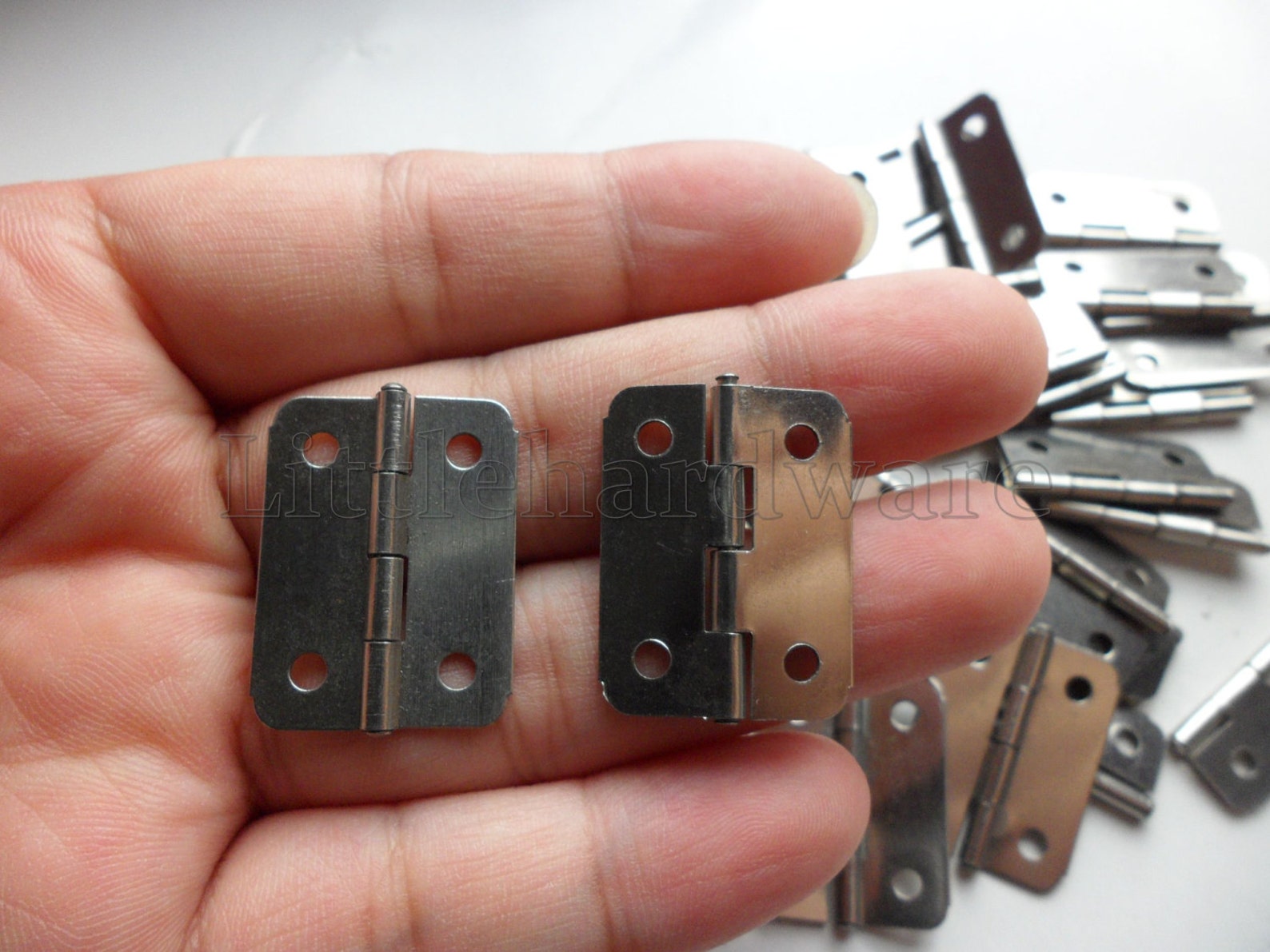 10 Pcs Silver 180 Degree Round Corners Hinges / Metal Hinges / - Etsy