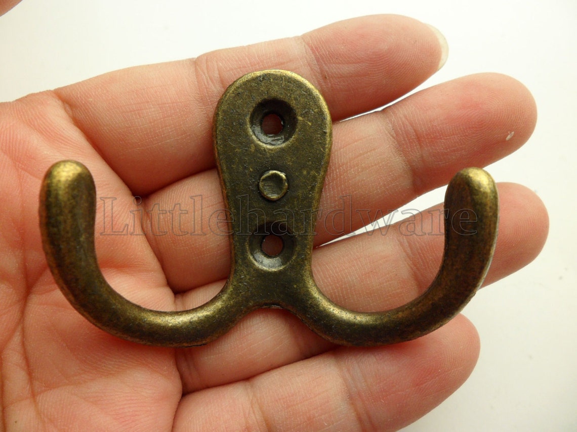 2 Pcs 55mm X 41mm Antique Style Furniture Hardware Hook / - Etsy