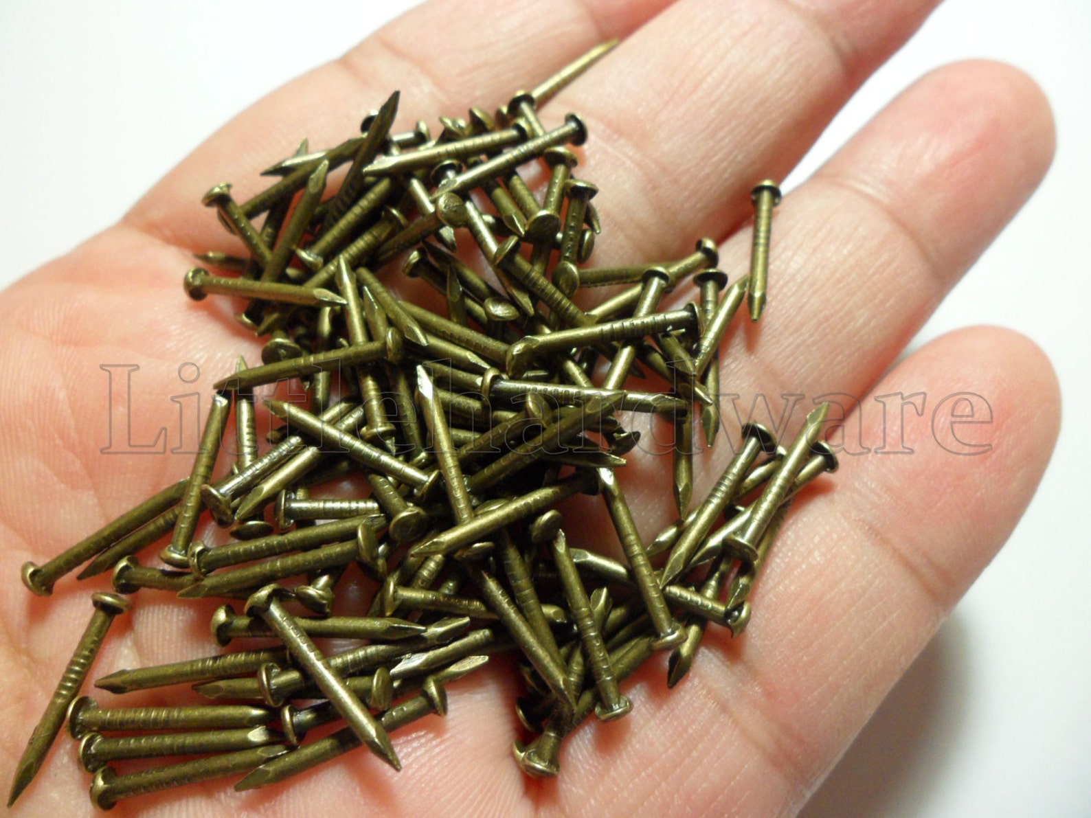 100 Pcs Brass Made Nails (1.5CM/1CM) - Etsy