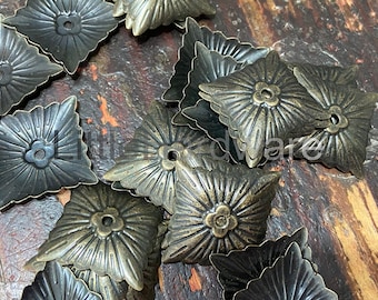 Diameter 25mm lotus Cabinet Knobs Vintage Drawer Pulls / Cabinet Knob ...