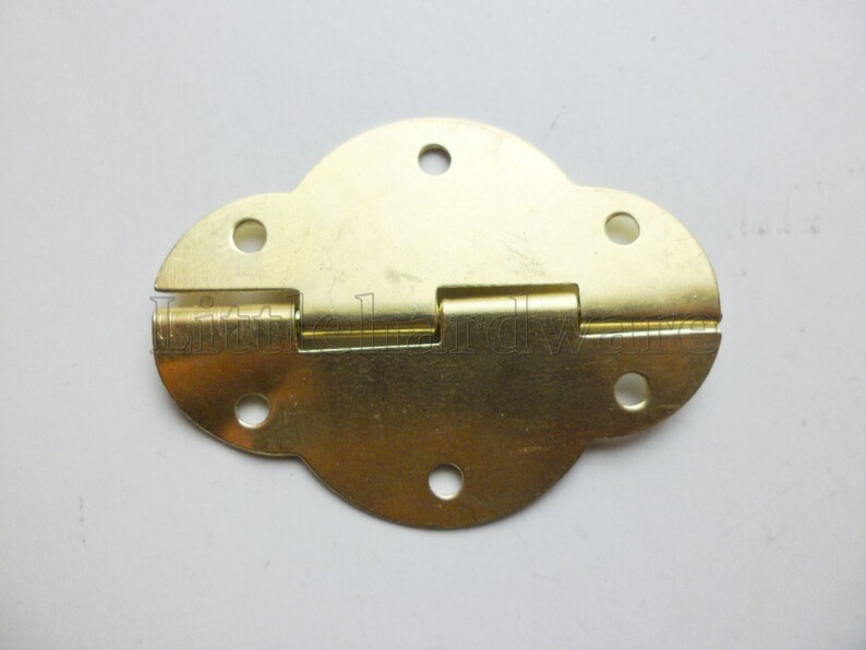 10 Pcs Golden Color Metal Hinges Parliament Hinges Jewelry Box Hinges ...
