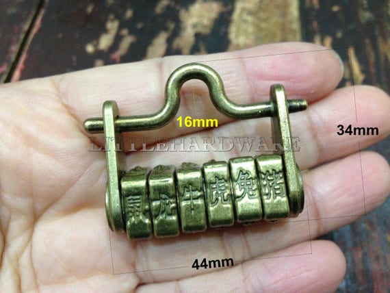 Antique Brass Practical zodiac Password Lock/useful Animal - Etsy