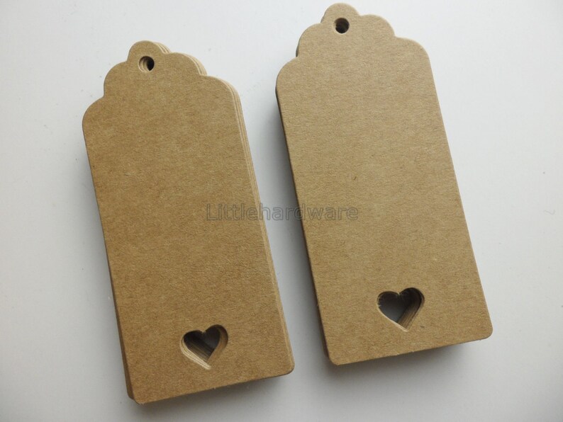 100 Pieces 90mmx40mm Rectangle Blank Printable Tags for - Etsy