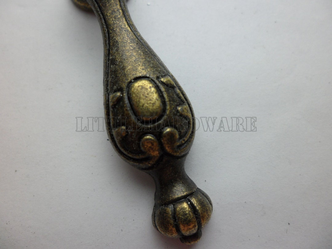 Chinese Metal 54mm X14mm Pendant Knobs Vintage Drawer Pulls Drop Pulls ...